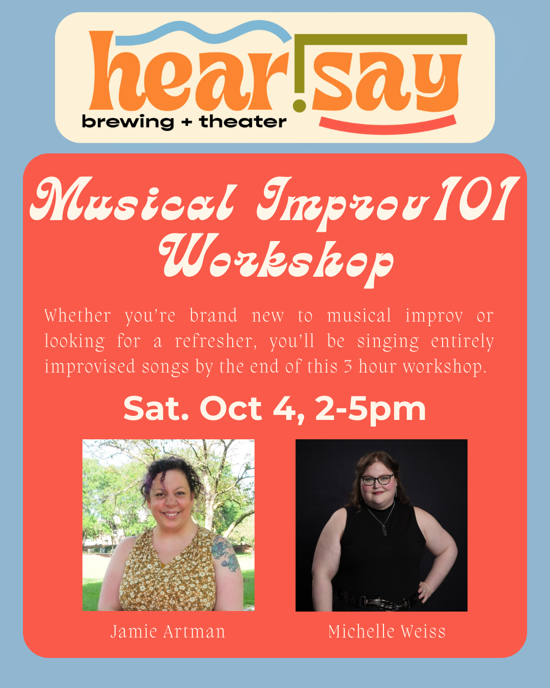 Musical Improv Workshop • hear.say theater