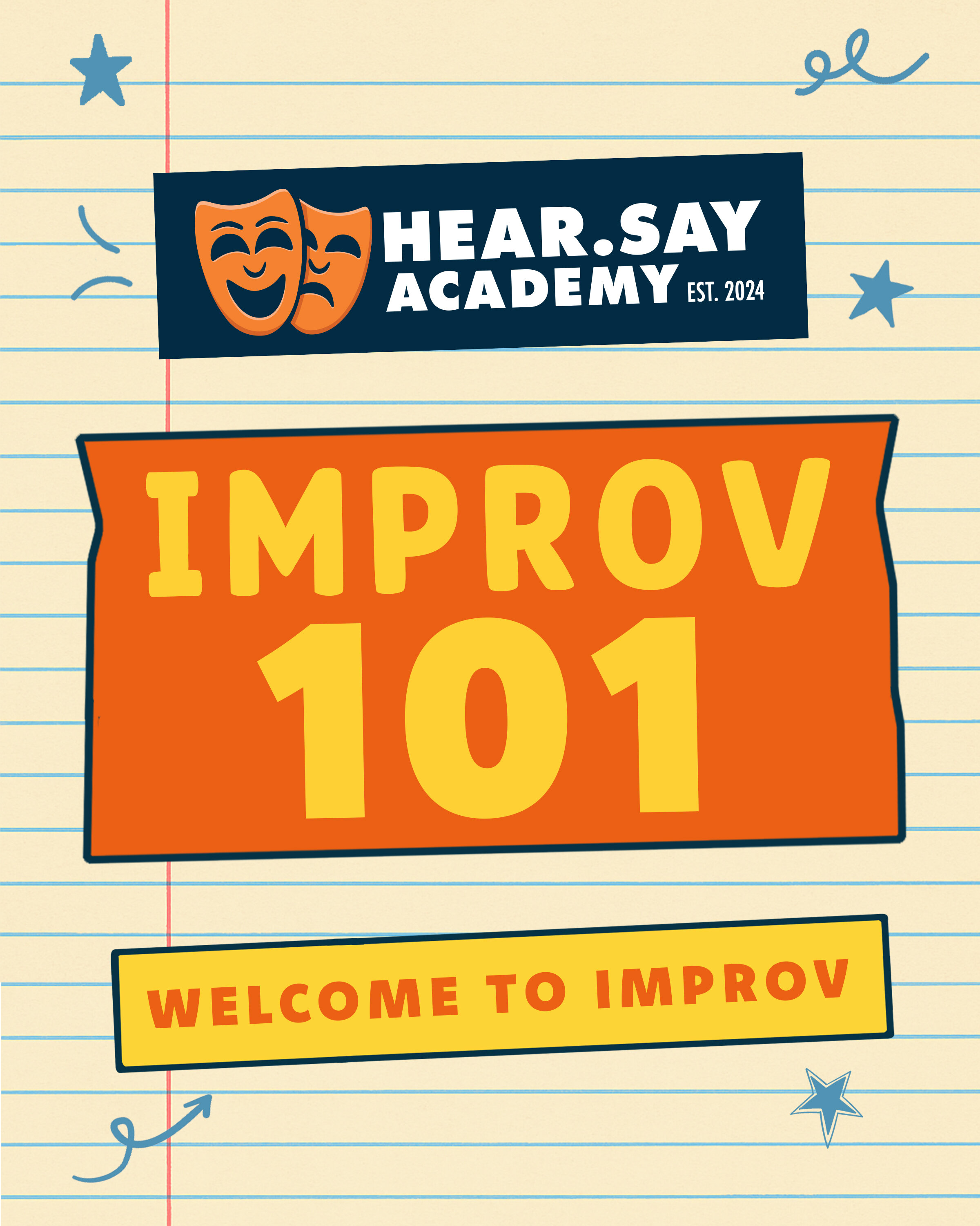 Improv | Level 101 (Thursdays) – Welcome to Improv (Late Enrollment ...