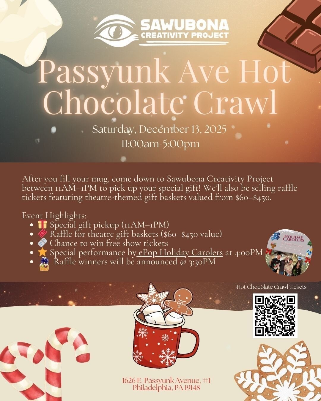 Passyunk Ave Hot Chocolate Crawl • Sawubona Creativity Project: Theatre ...