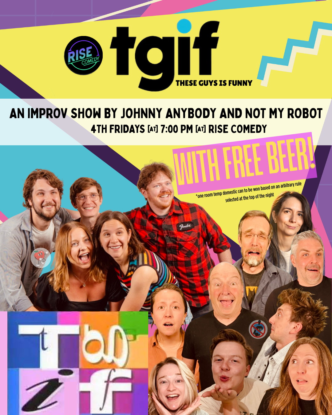 TGIF (These Guys Is Funny) with Johnny Anybody & Not My Robot • RISE Comedy