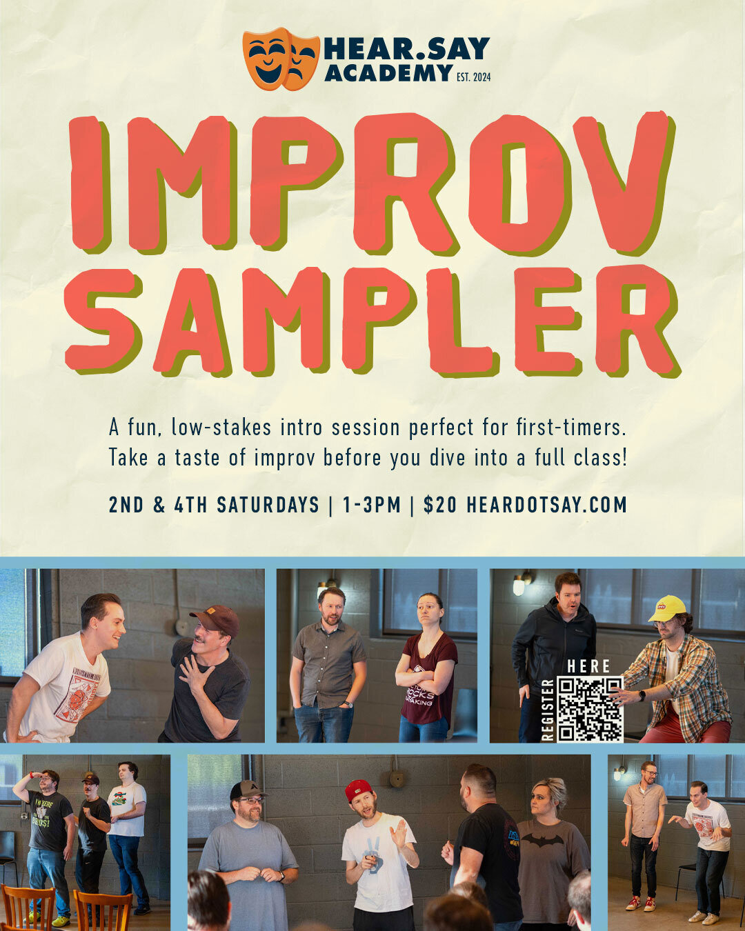 Improv Sampler (New + New-ish Improvisers) • hear.say theater