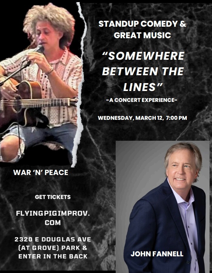 "Somewhere between the Lines" - Standup Comedy & Great Music • John ...
