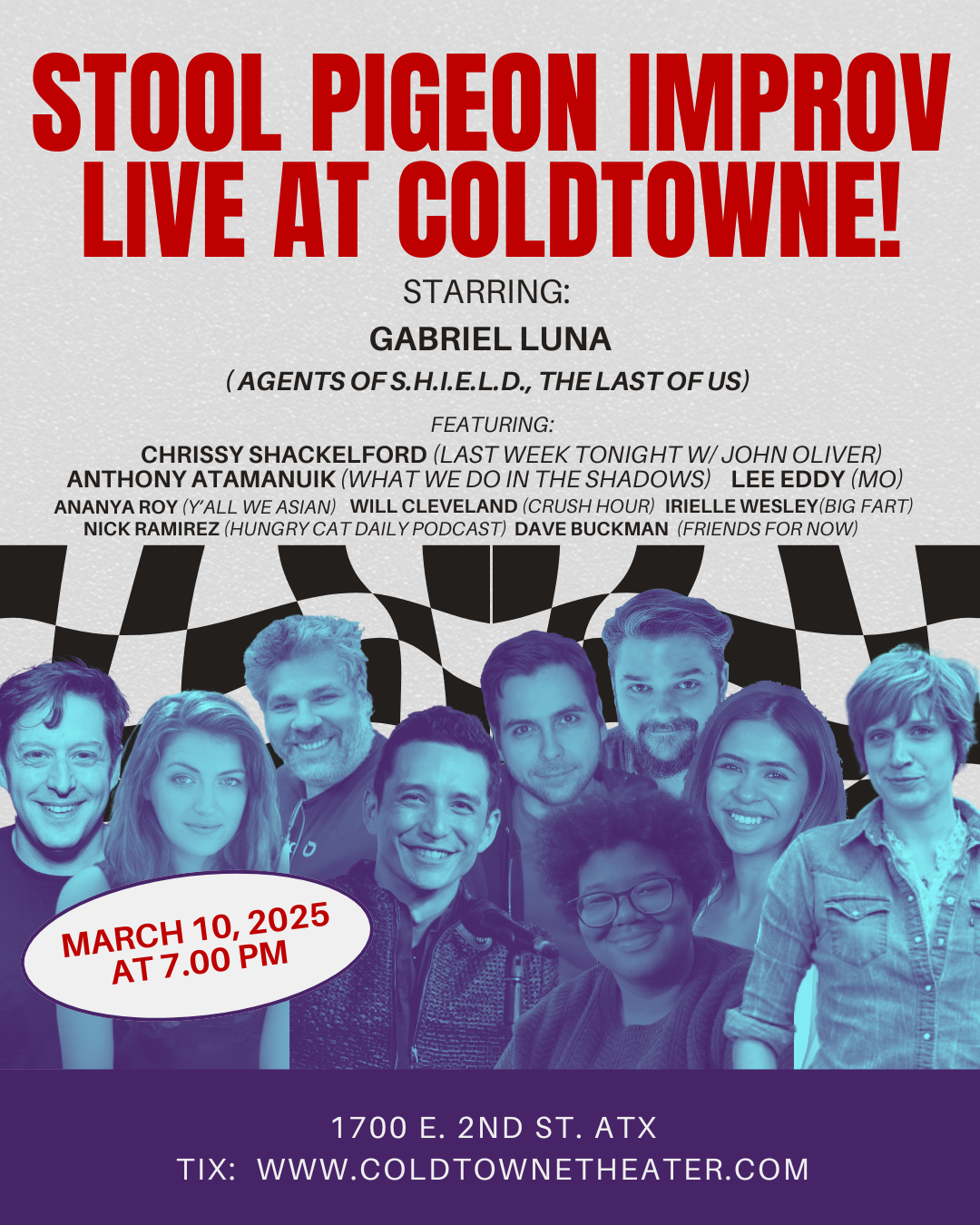 STOOL PIGEON w/ GABRIEL LUNA • ColdTowne Theater