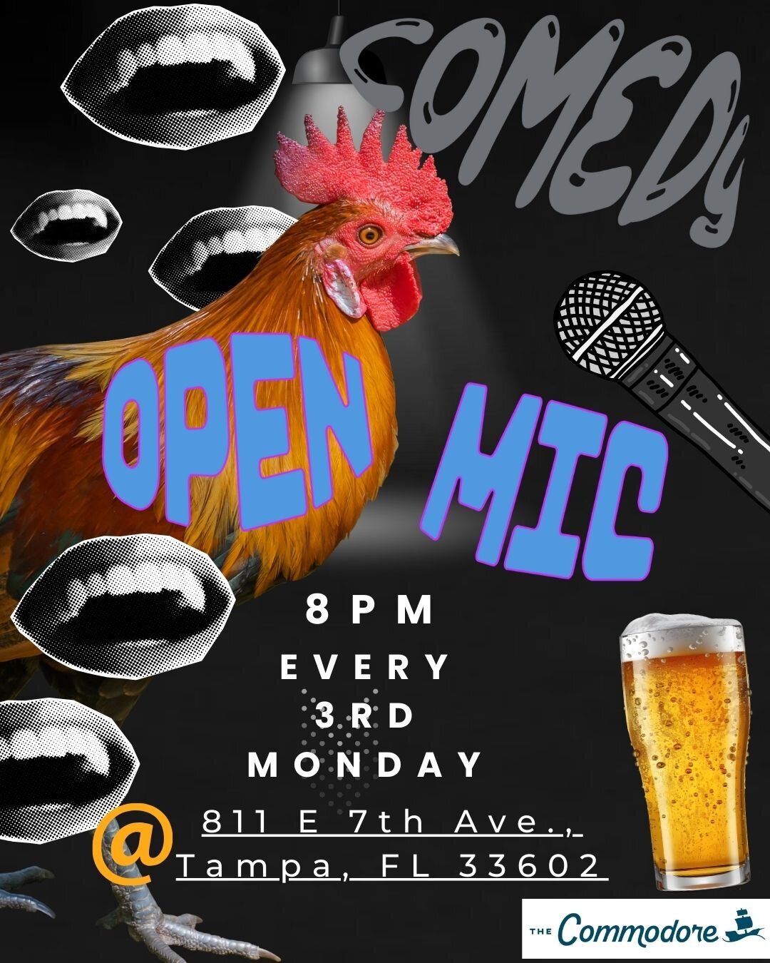 Third Mondays Open Mic • The Commodore