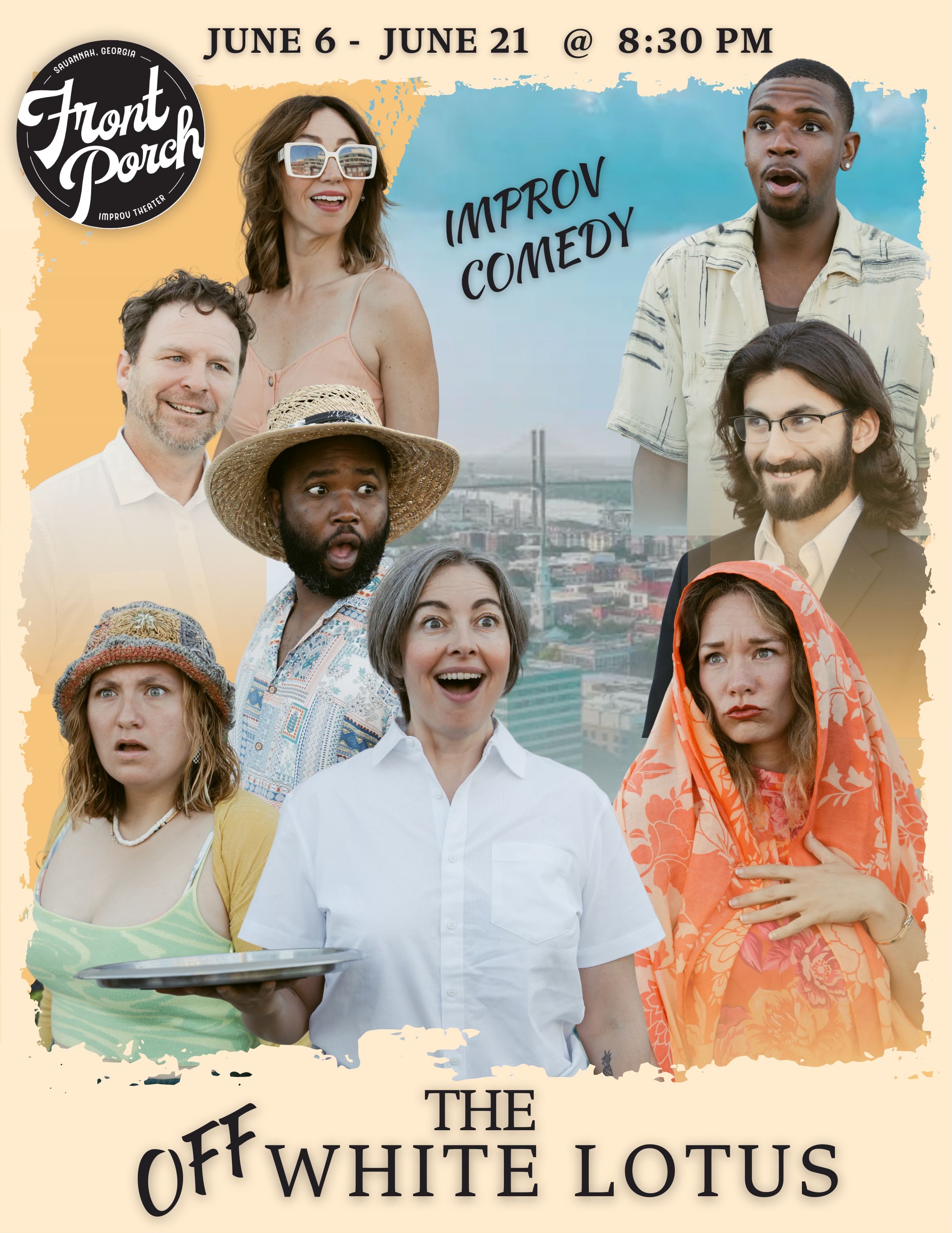 Off-White Lotus + BIG AWESOME SHOW • Front Porch Improv