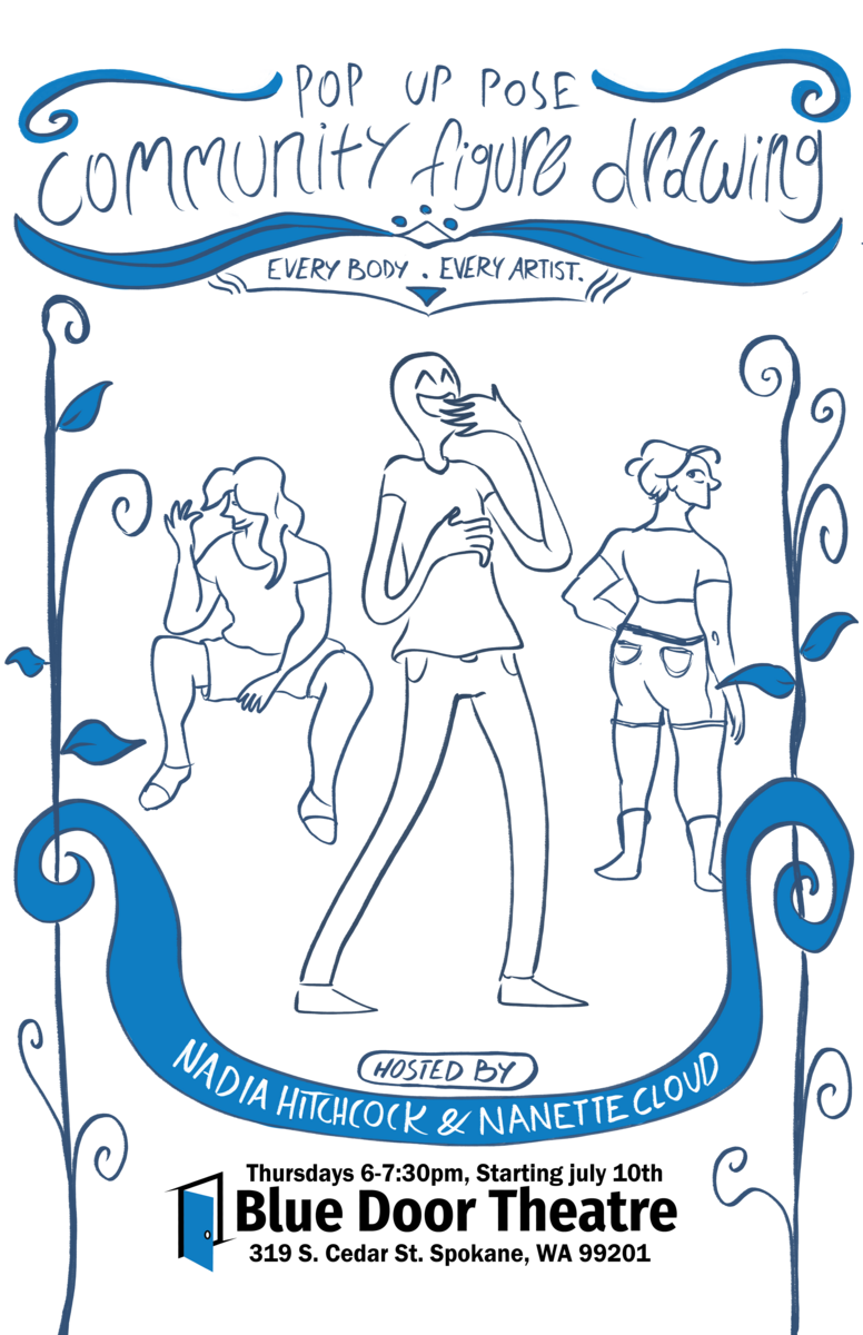 Pop Up Pose: Community Figure Drawing • The Blue Door Theatre