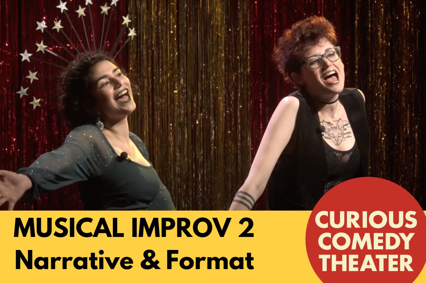 Musical Improv 2 - Narrative & Format with Skel Harrington (SUN) • Curious Comedy Theater